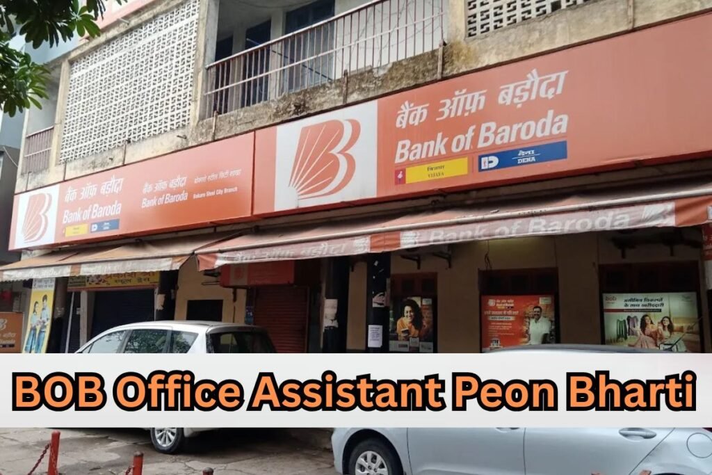 BOB Office Assistant Peon Bharti: बैंक ऑफ बड़ौदा में निकली 500 पदों पर ...